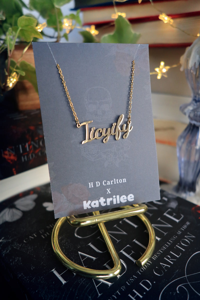 Haunting Adeline IICYIFY Stainless Steel Gold and Silver Name Necklace ...
